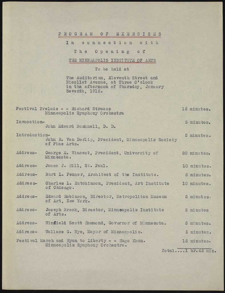 Unveiling Ceremony Programme